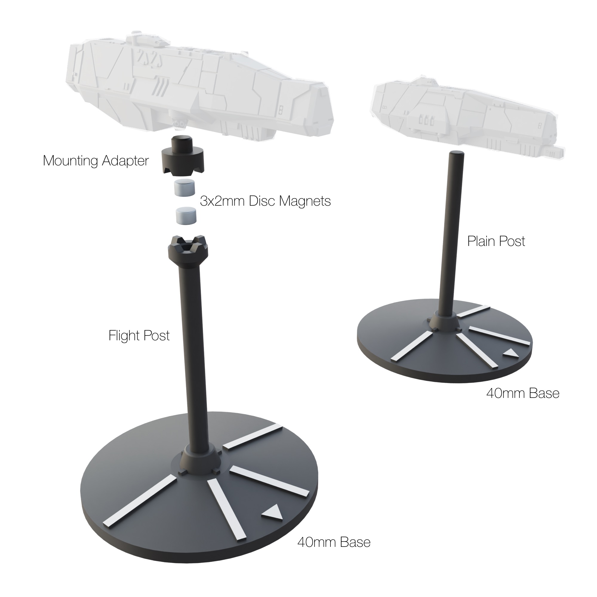 Martian Models – 3D Printable Starship Miniatures