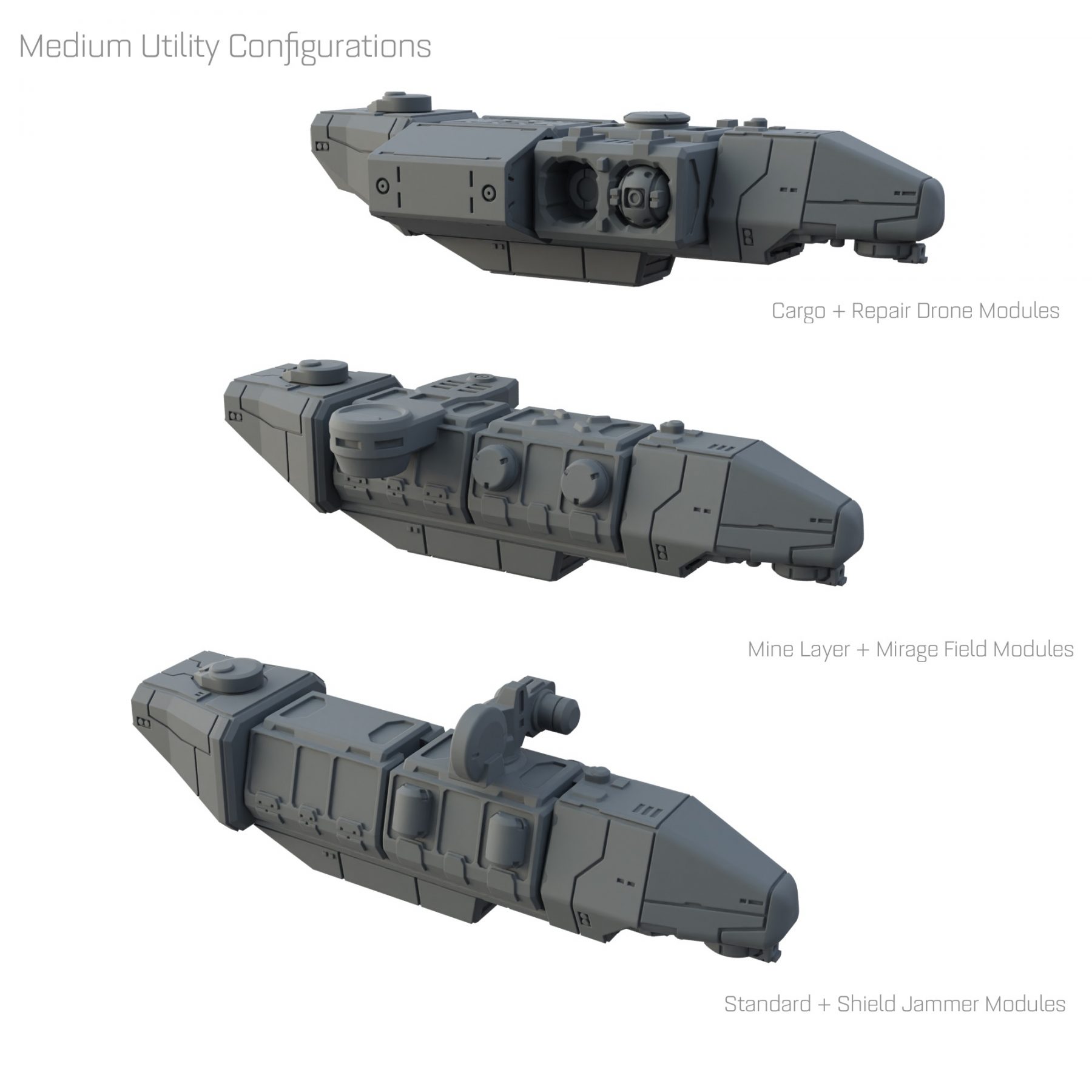Martian Models – 3D Printable Starship Miniatures