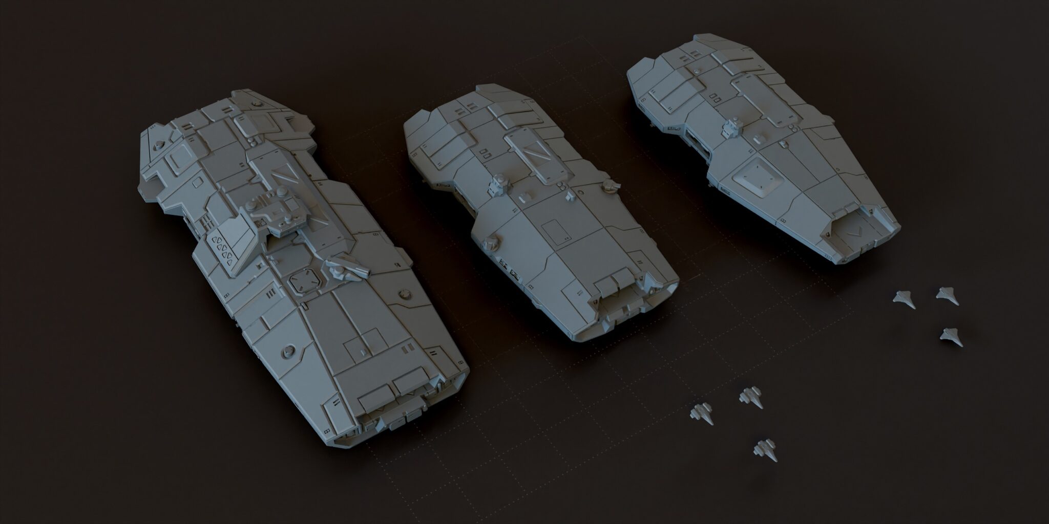 Martian Models – 3D Printable Starship Miniatures